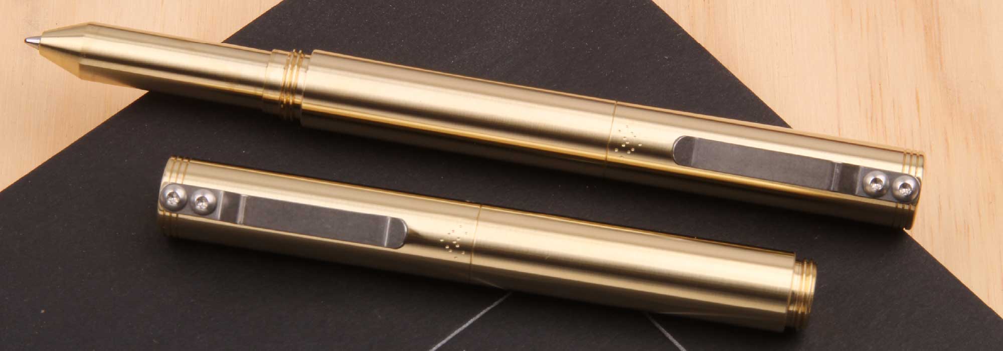 Modern Fountain and Ballpoint Pens. Machined here in Philadelphia!