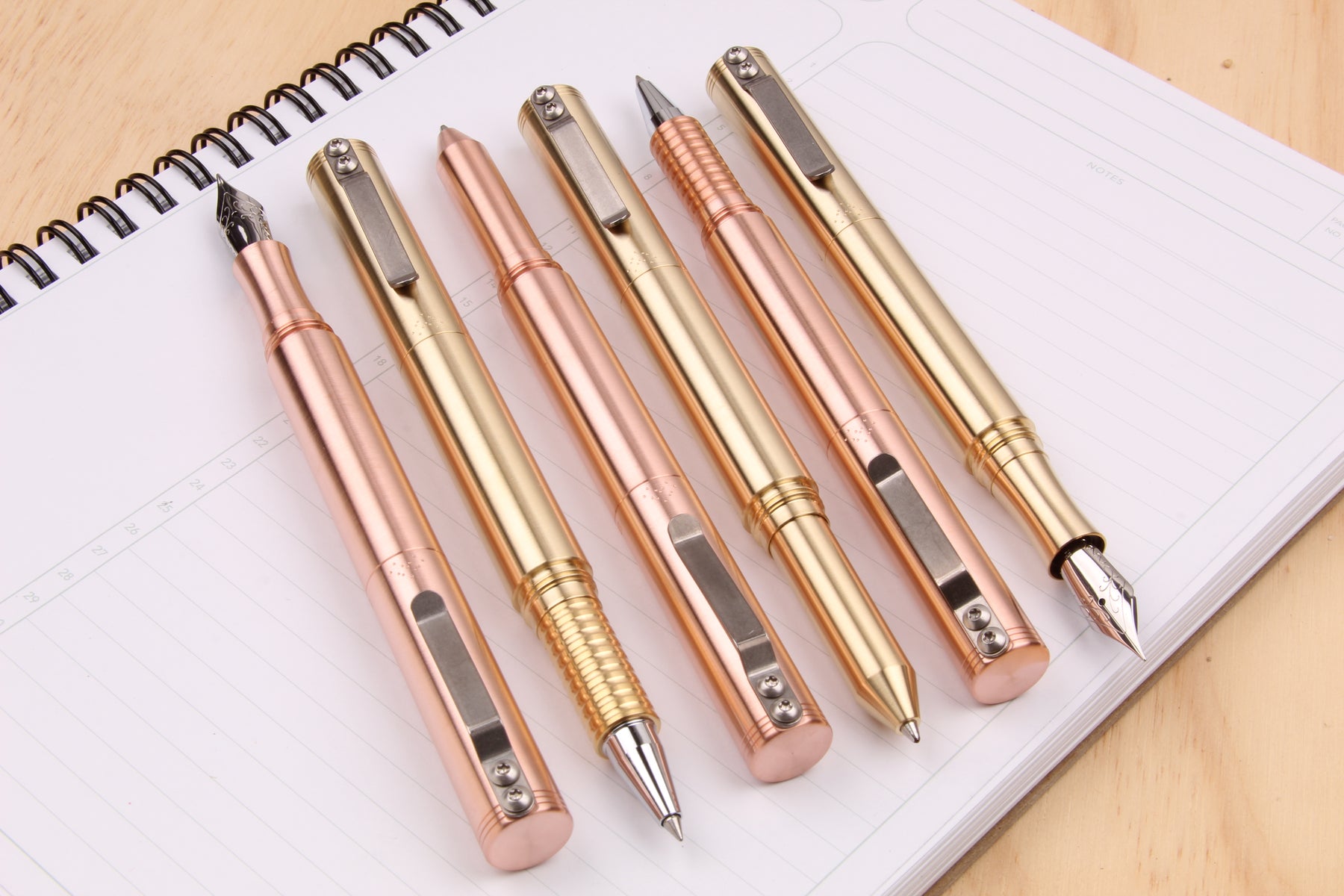 Schon DSGN | The Classic Machined Pen. Brass, Aluminum, Titanium, Steel ...